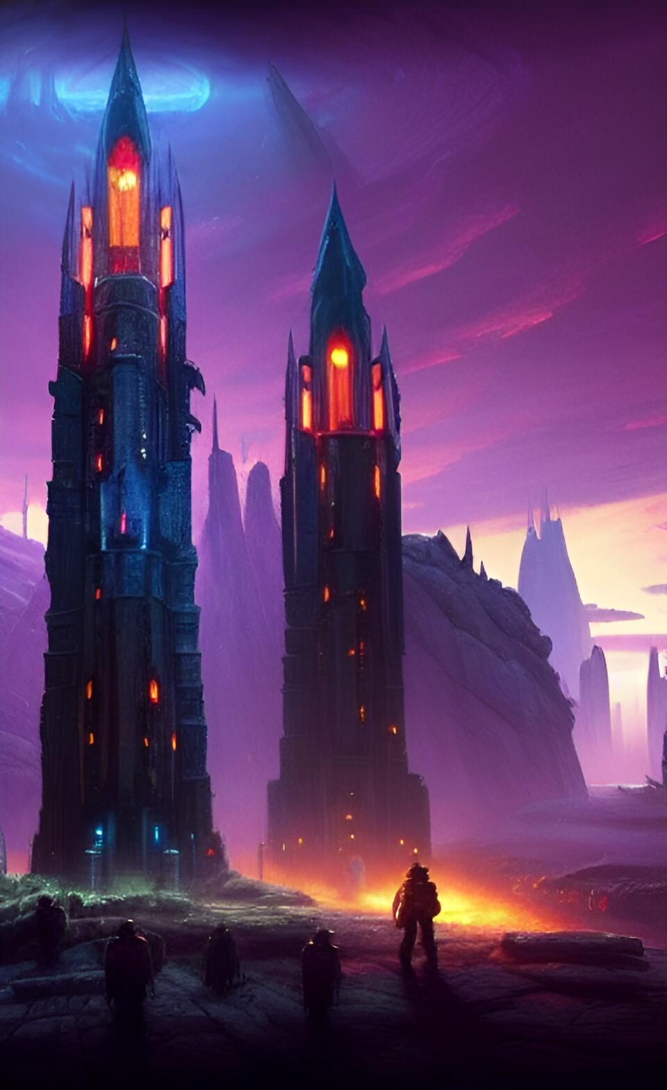 ArtStation - wizard tower in downtown manhattan 5900 jpg pack wombo art ...