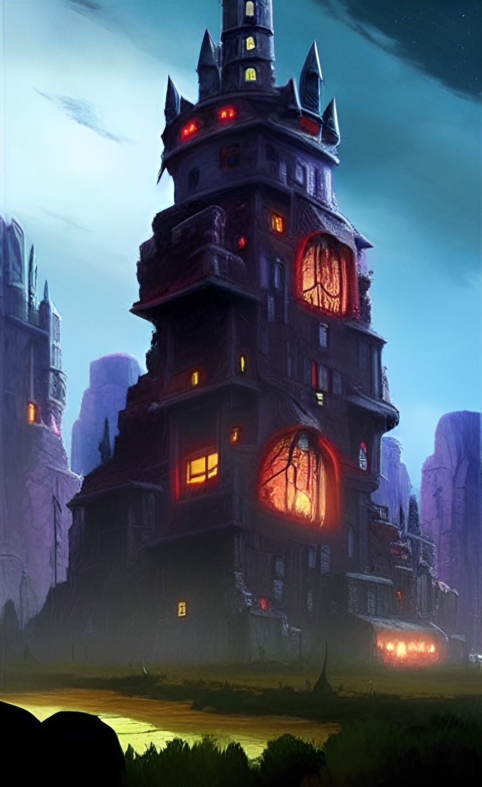 ArtStation - wizard tower in downtown manhattan 5900 jpg pack wombo art | Artworks