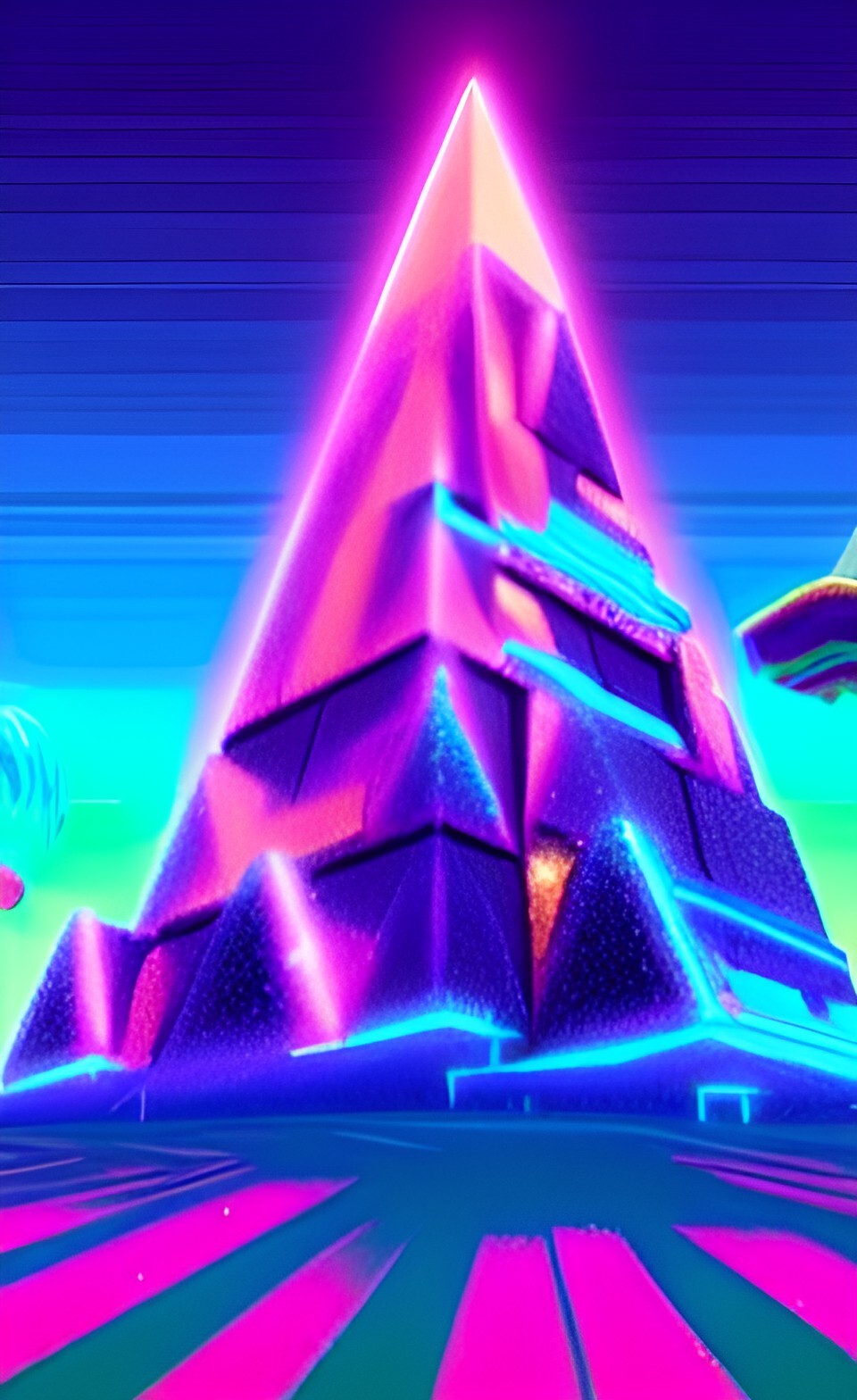 ArtStation - crystal synthwave monolith 8100 jpg pack wombo art | Artworks