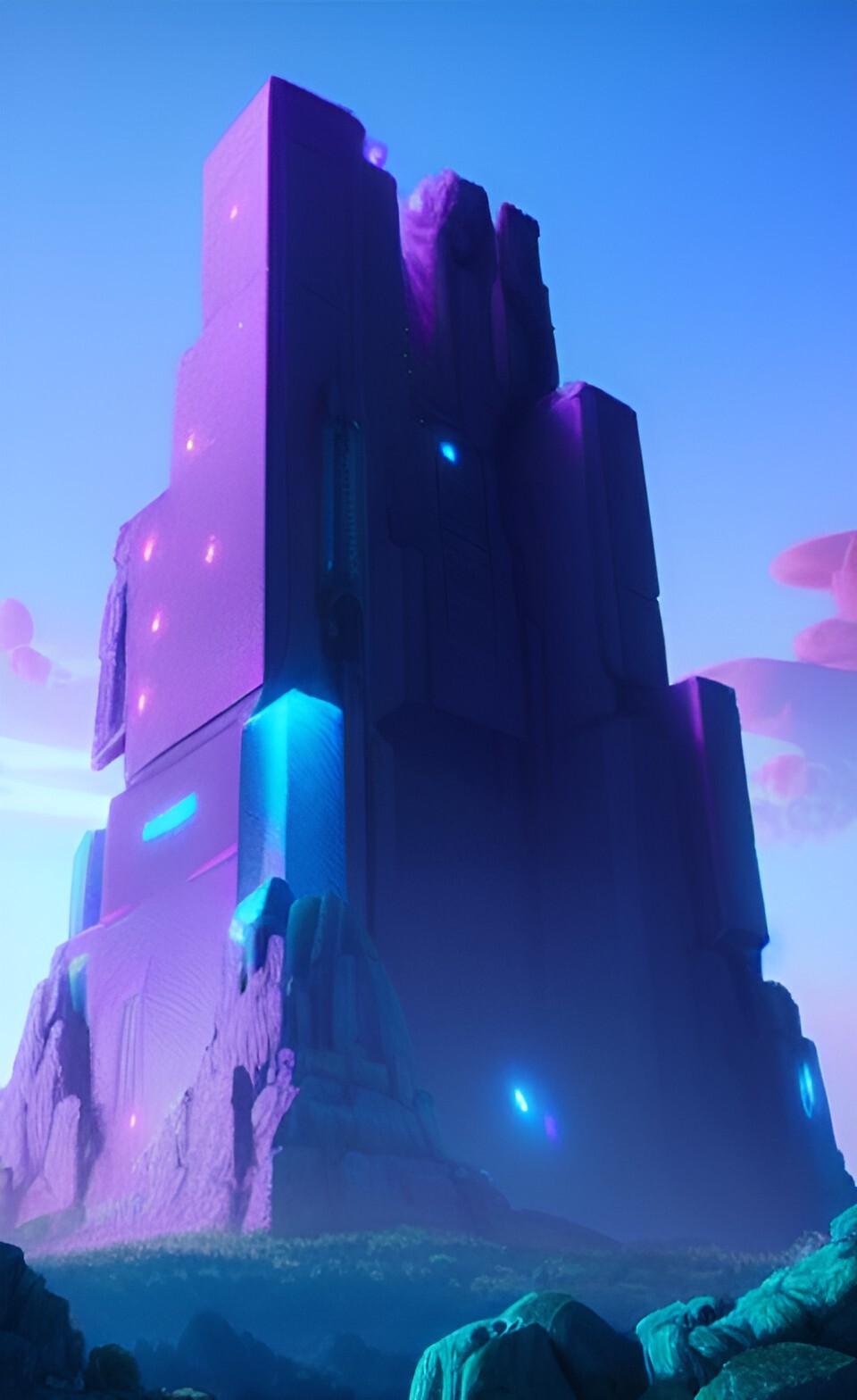ArtStation - crystal synthwave monolith 8100 jpg pack wombo art | Artworks