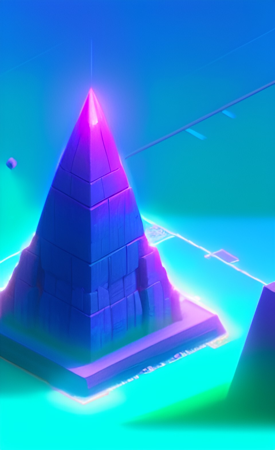 ArtStation - crystal synthwave monolith 8100 jpg pack wombo art | Artworks