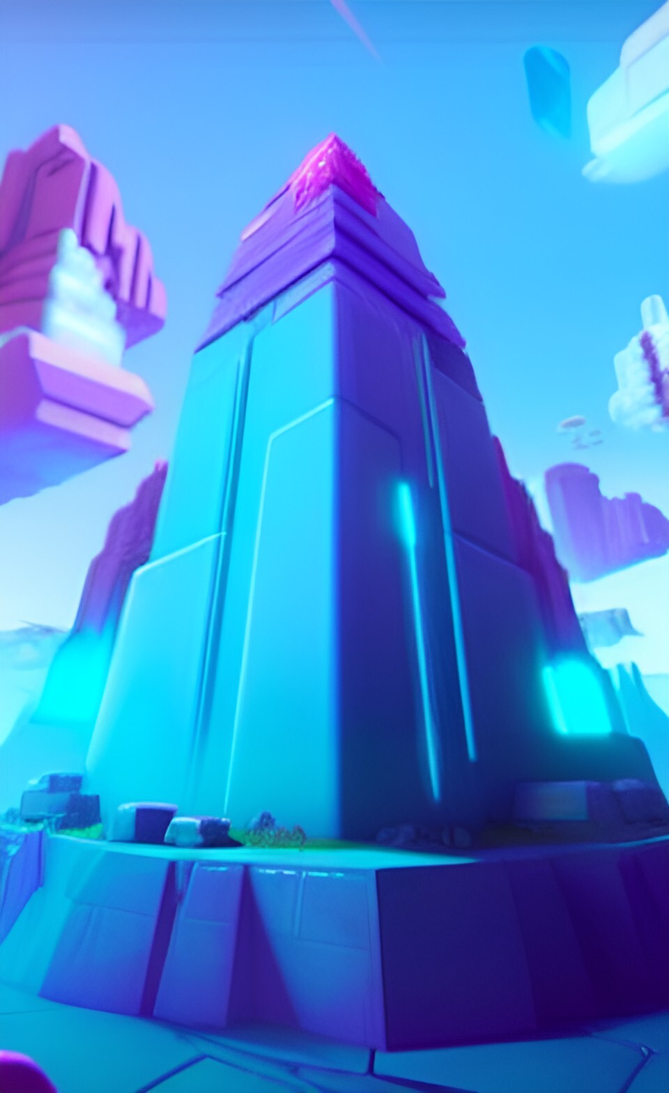ArtStation - crystal synthwave monolith 8100 jpg pack wombo art | Artworks