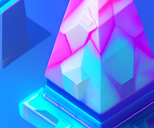 ArtStation - crystal synthwave monolith 8100 jpg pack wombo art | Artworks