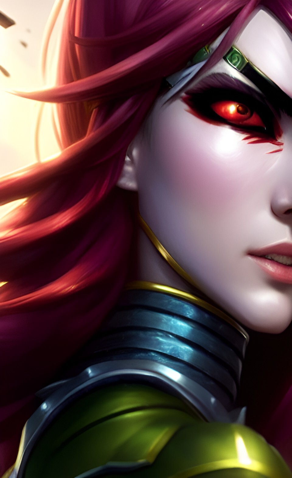 ArtStation - lunarpunk portrait of katarina 7100 jpg pack wombo art ...