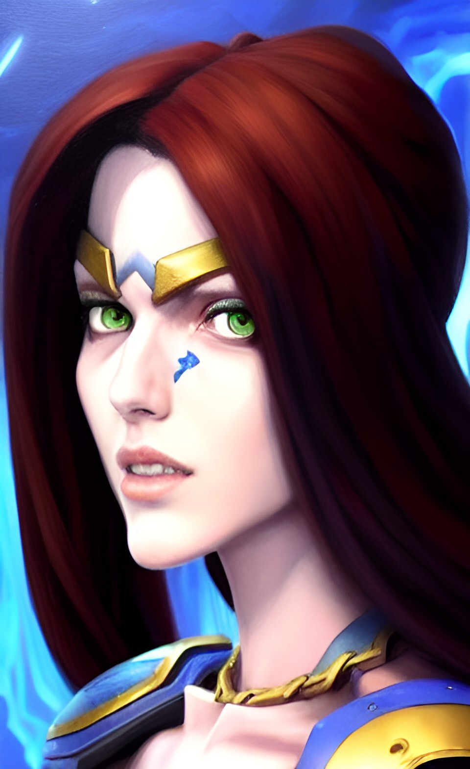 ArtStation - lunarpunk portrait of katarina 7100 jpg pack wombo art ...