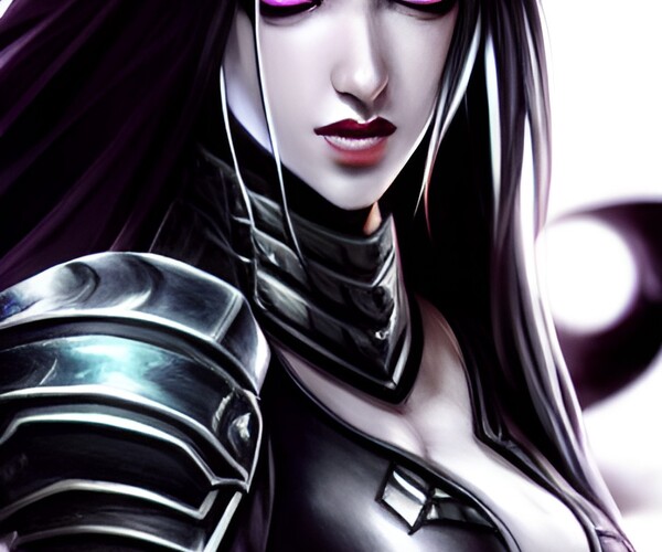 ArtStation - lunarpunk portrait of katarina 7100 jpg pack wombo art ...