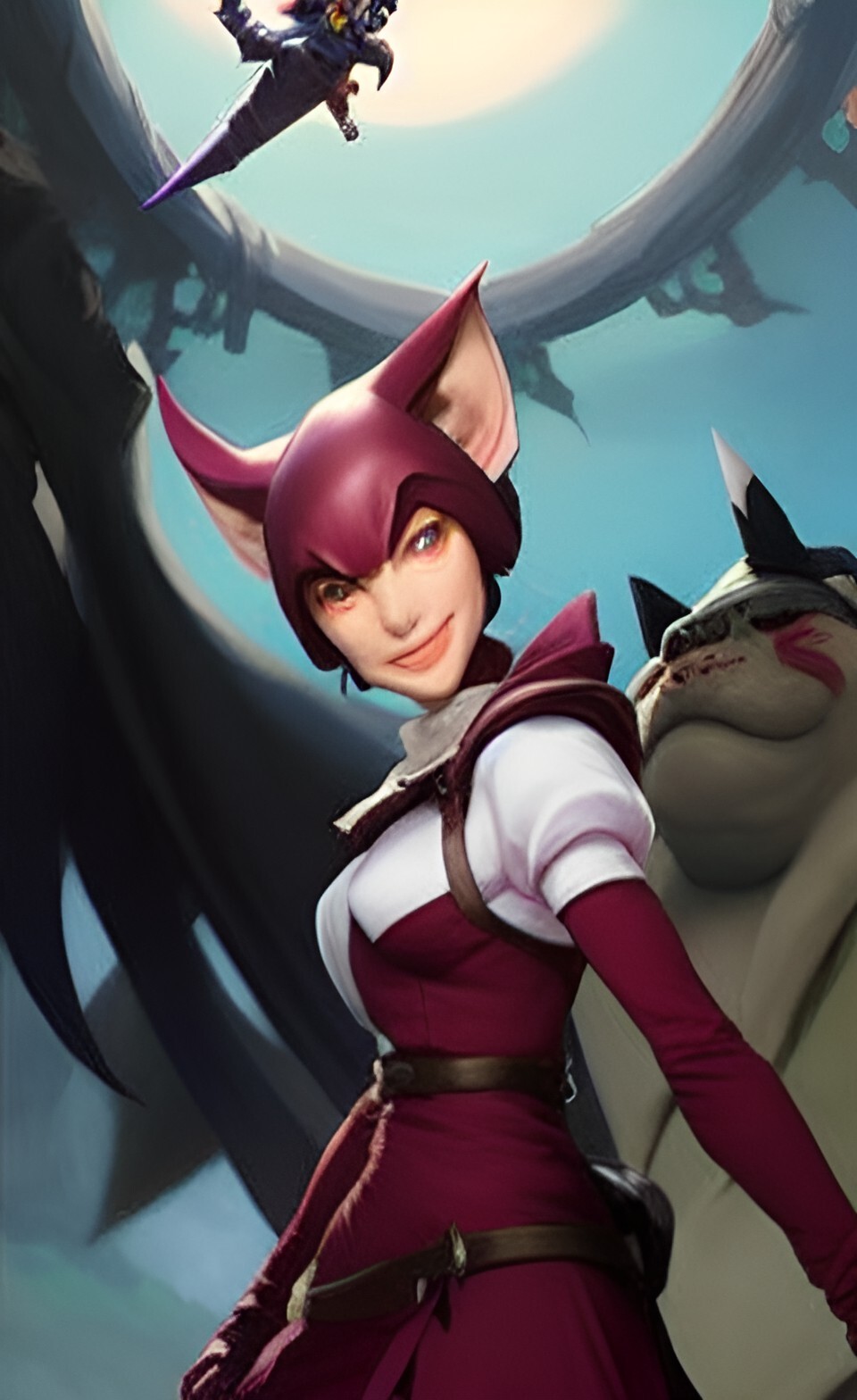 ArtStation - cait sith 4500 jpg pack wombo art | Artworks