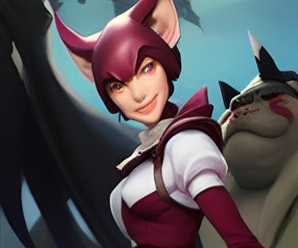 ArtStation - cait sith 4500 jpg pack wombo art | Artworks