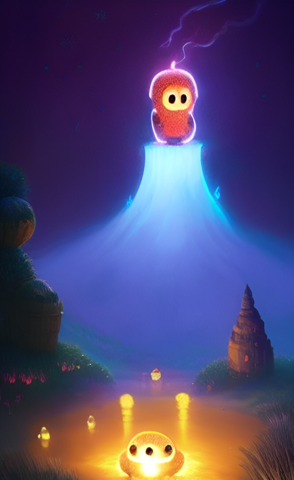 ArtStation - adorable glowing creature 12400 jpg pack wombo art | Artworks