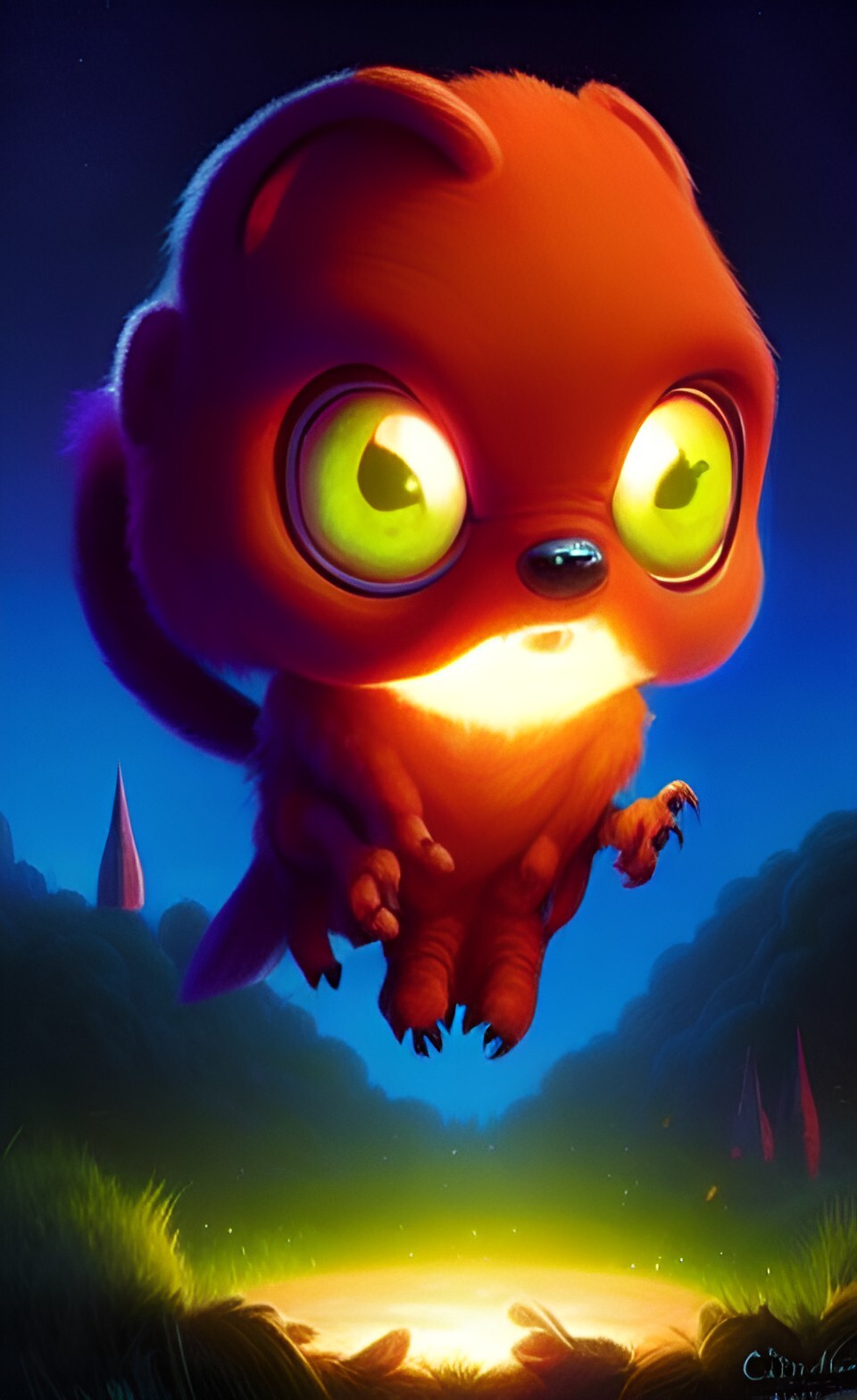 ArtStation - adorable glowing creature 12400 jpg pack wombo art | Artworks