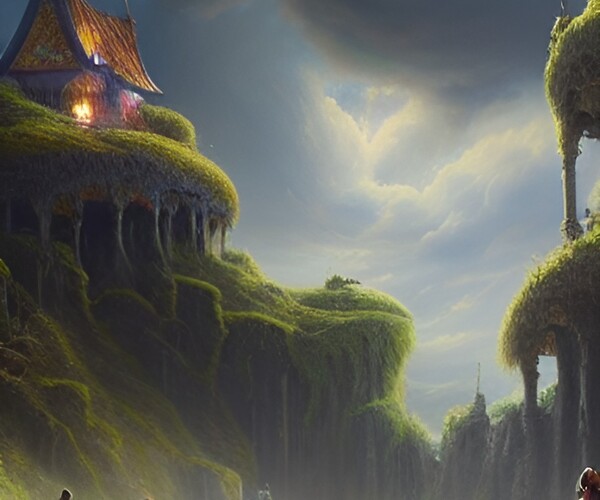 ArtStation - landscape of dream 7000 jpg pack wombo art | Artworks