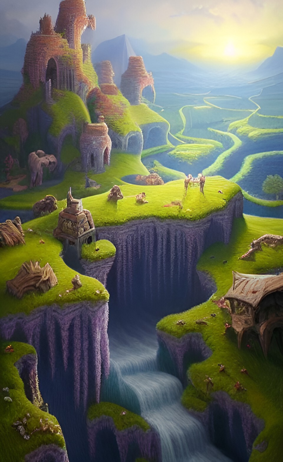 ArtStation - landscape of dream 7000 jpg pack wombo art | Artworks