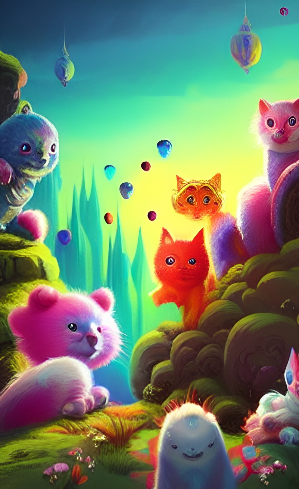 ArtStation - cute creatures 6700 jpg pack wombo art | Artworks