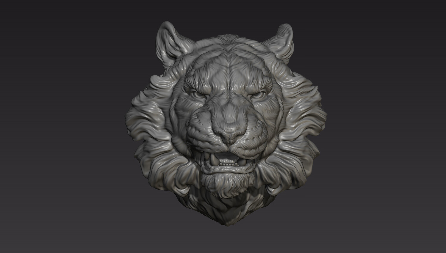 ArtStation - Tiger head shaggy | Resources