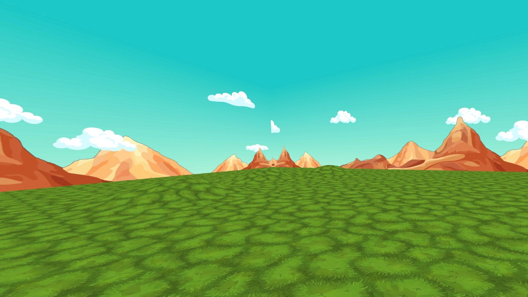 ArtStation - hdri environment grass mountains cartoon for anime & games ...