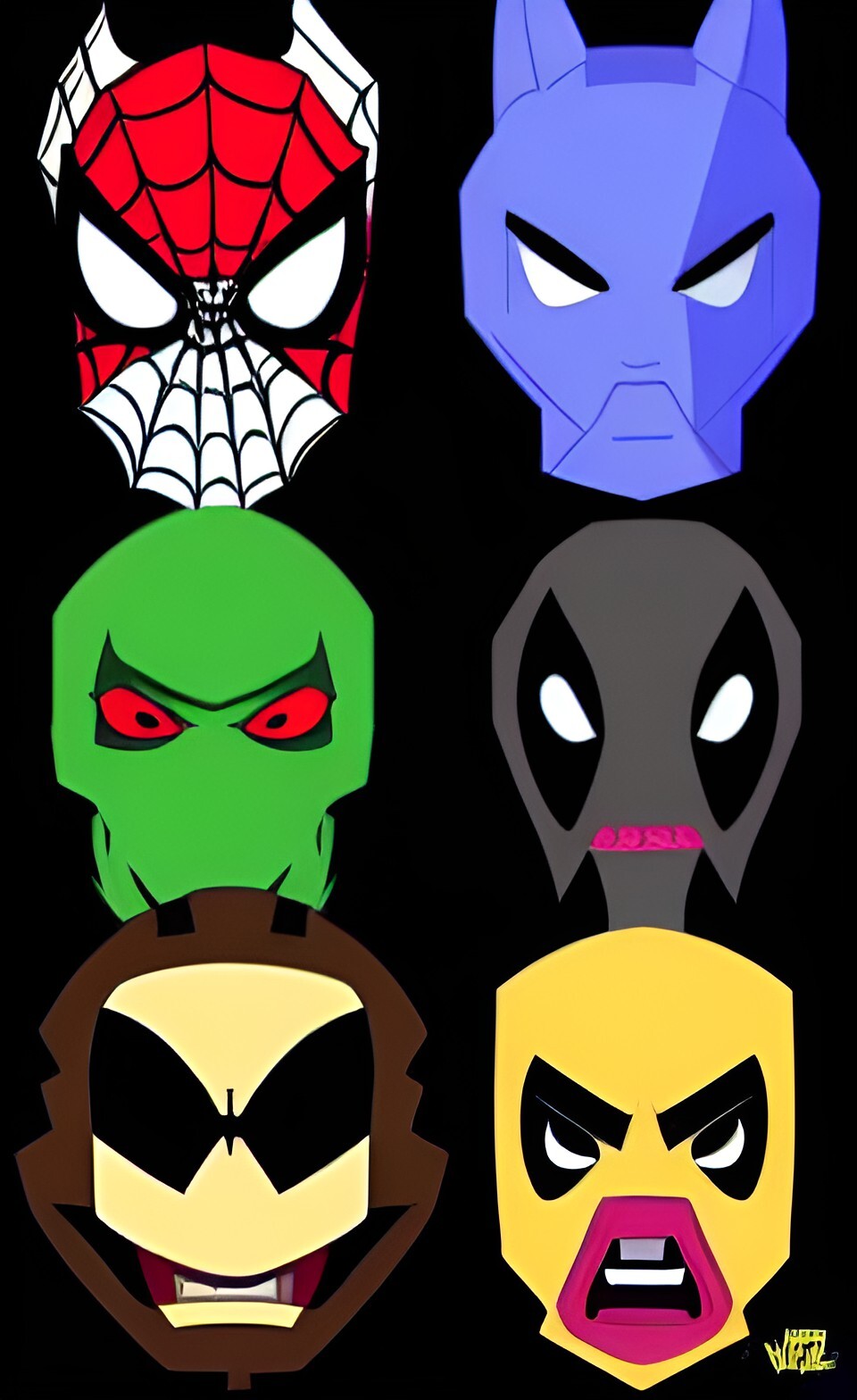 ArtStation - spiderverse 5800 jpg pack wombo art | Artworks