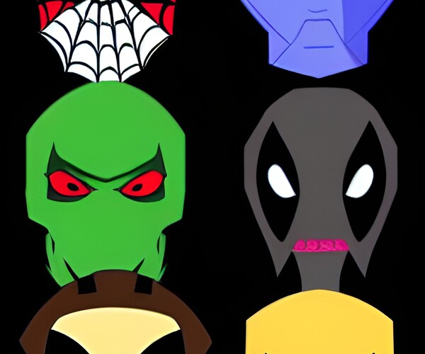ArtStation - spiderverse 5800 jpg pack wombo art | Artworks