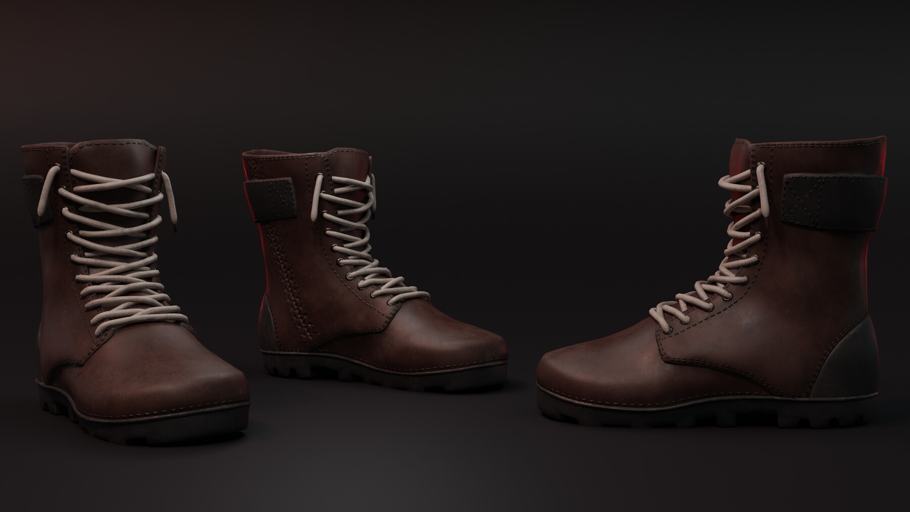 ArtStation - Leather Boots | Game Assets