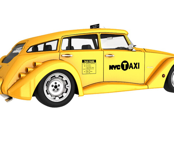 ArtStation - NYC TAXI - 3D Model | Resources