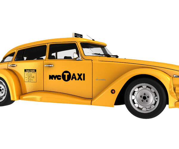 ArtStation - NYC TAXI - 3D Model | Resources