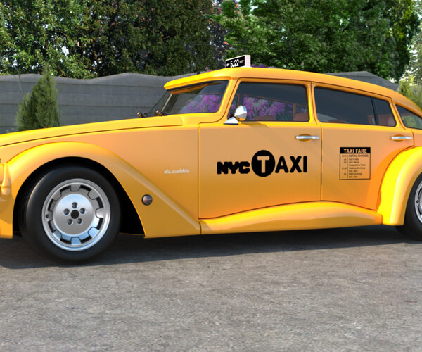 ArtStation - NYC TAXI - 3D Model | Resources