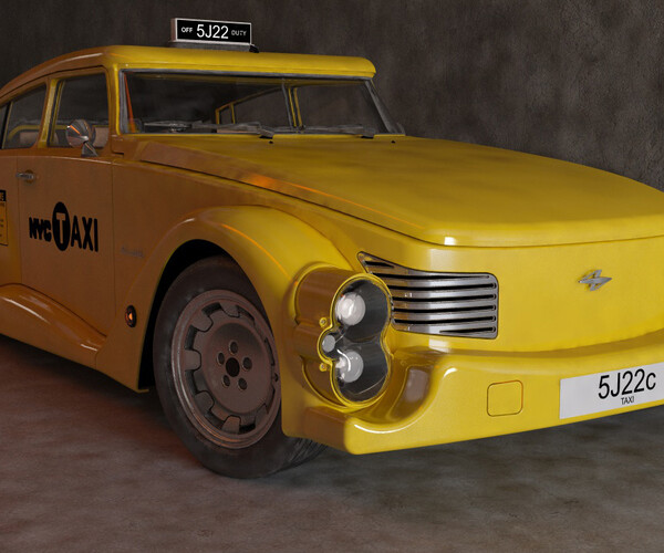 ArtStation - NYC TAXI - 3D Model | Resources