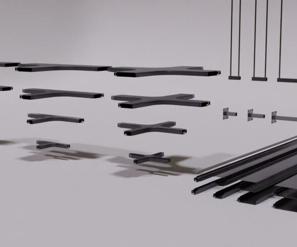 ArtStation - Cable trays | Resources