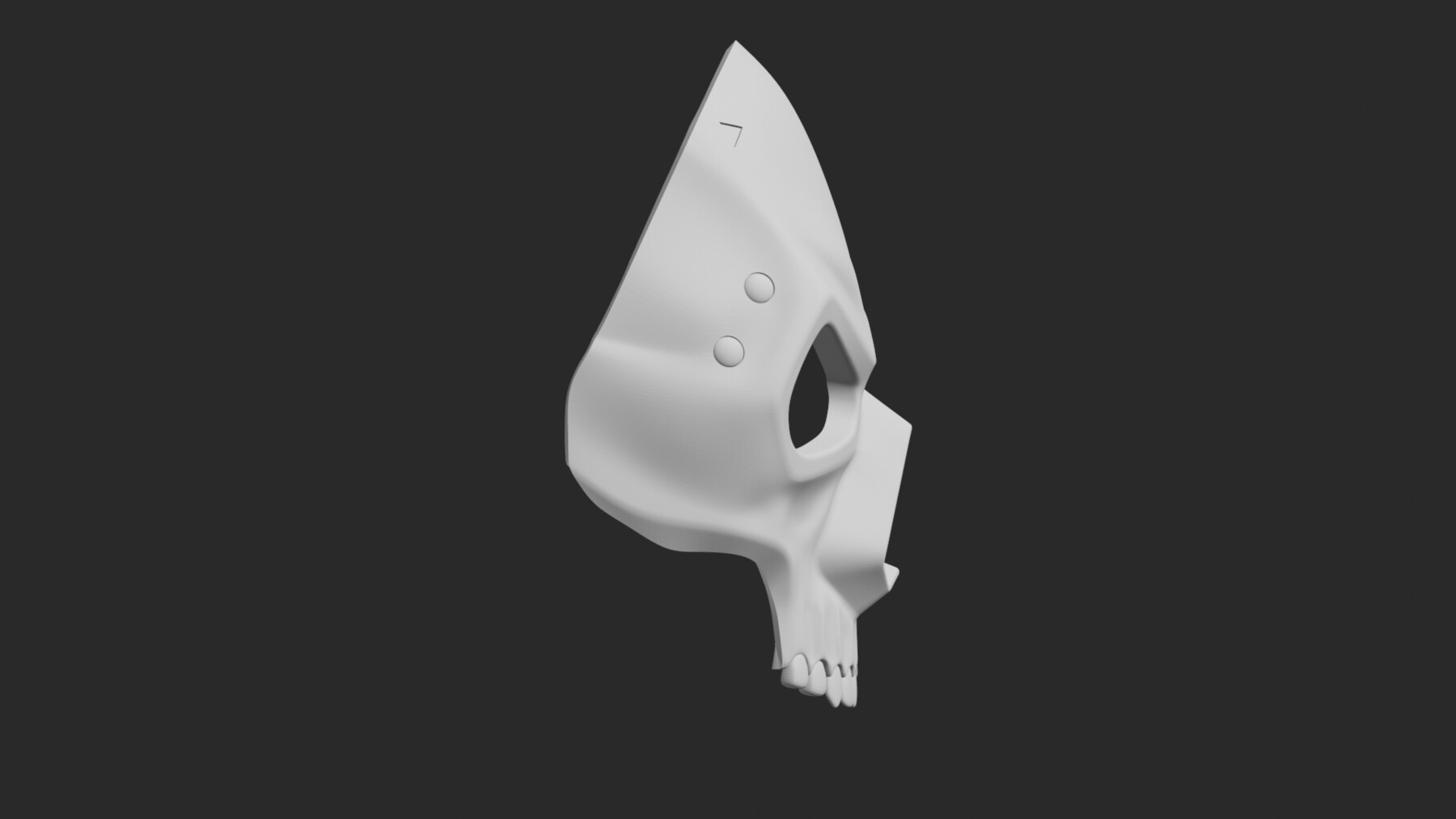 ArtStation - New Ghost Mask Printable Version High Detailed | Game Assets