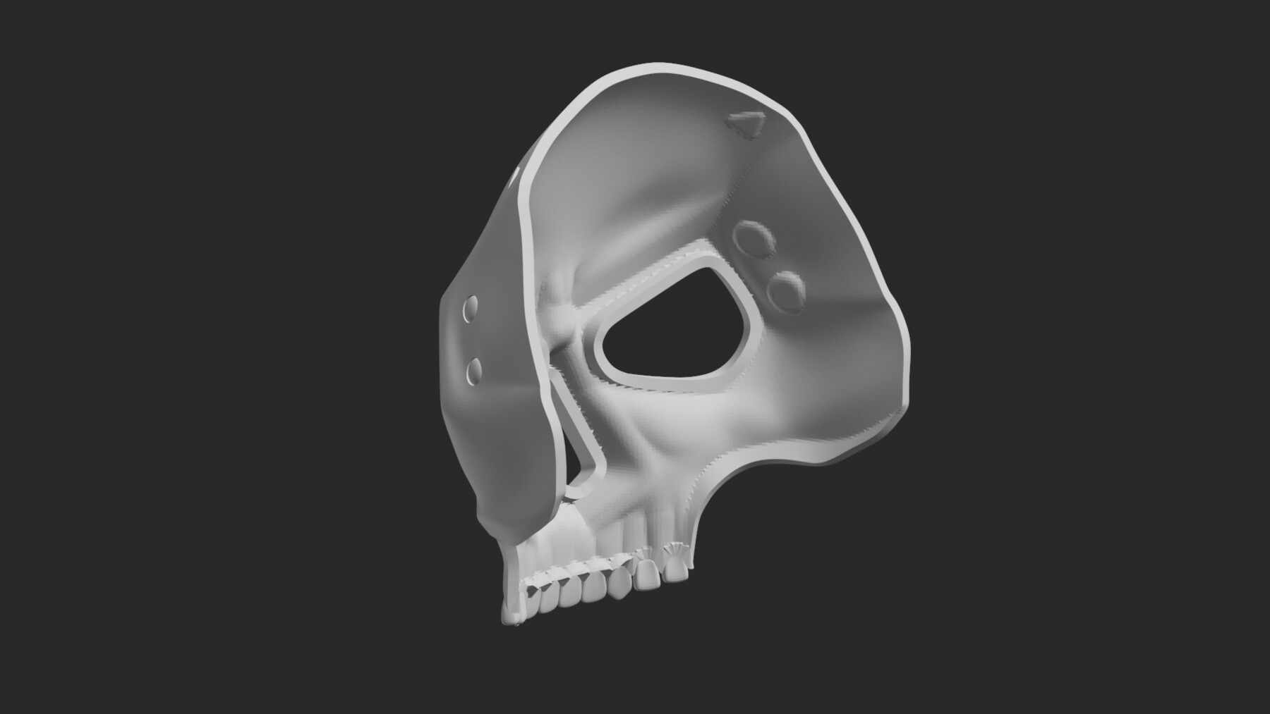 ArtStation - New Ghost Mask Printable Version High Detailed | Game Assets