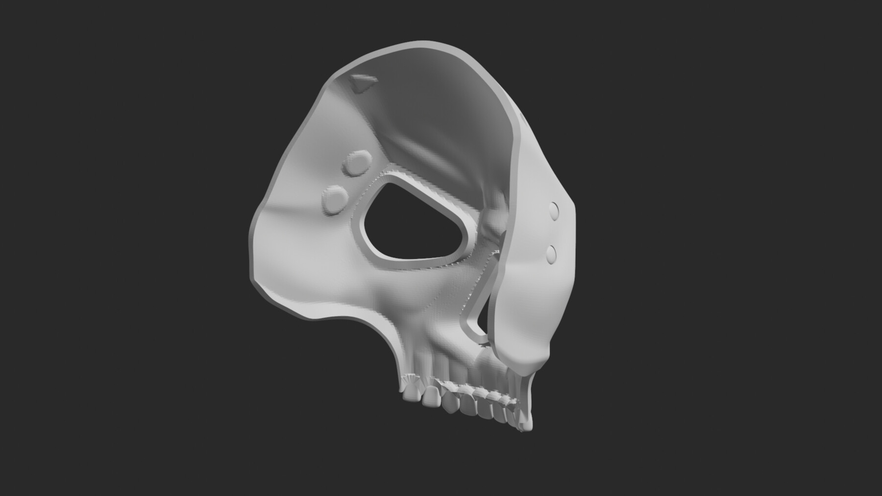 ArtStation - New Ghost Mask Printable Version High Detailed | Game Assets