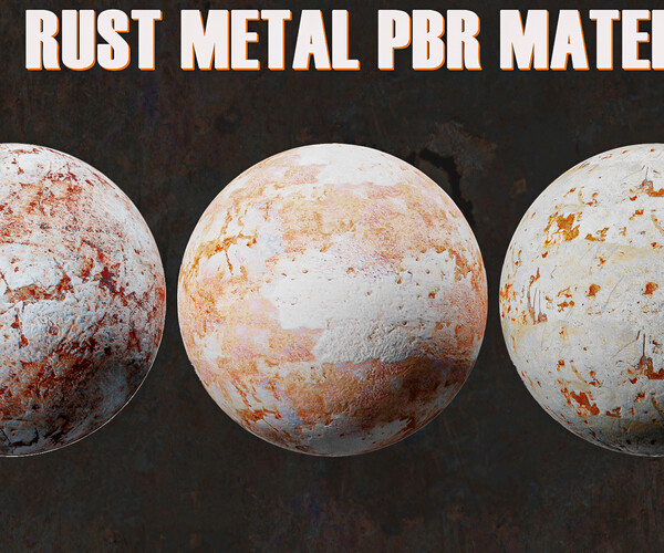 ArtStation - 30 Rusty Metal Blender Materials (Cycles, Eevee) | Game Assets