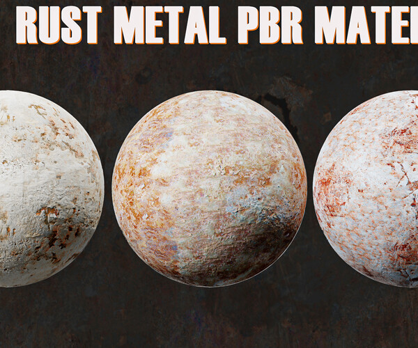 ArtStation - 30 Rusty Metal Blender Materials (Cycles, Eevee) | Game Assets