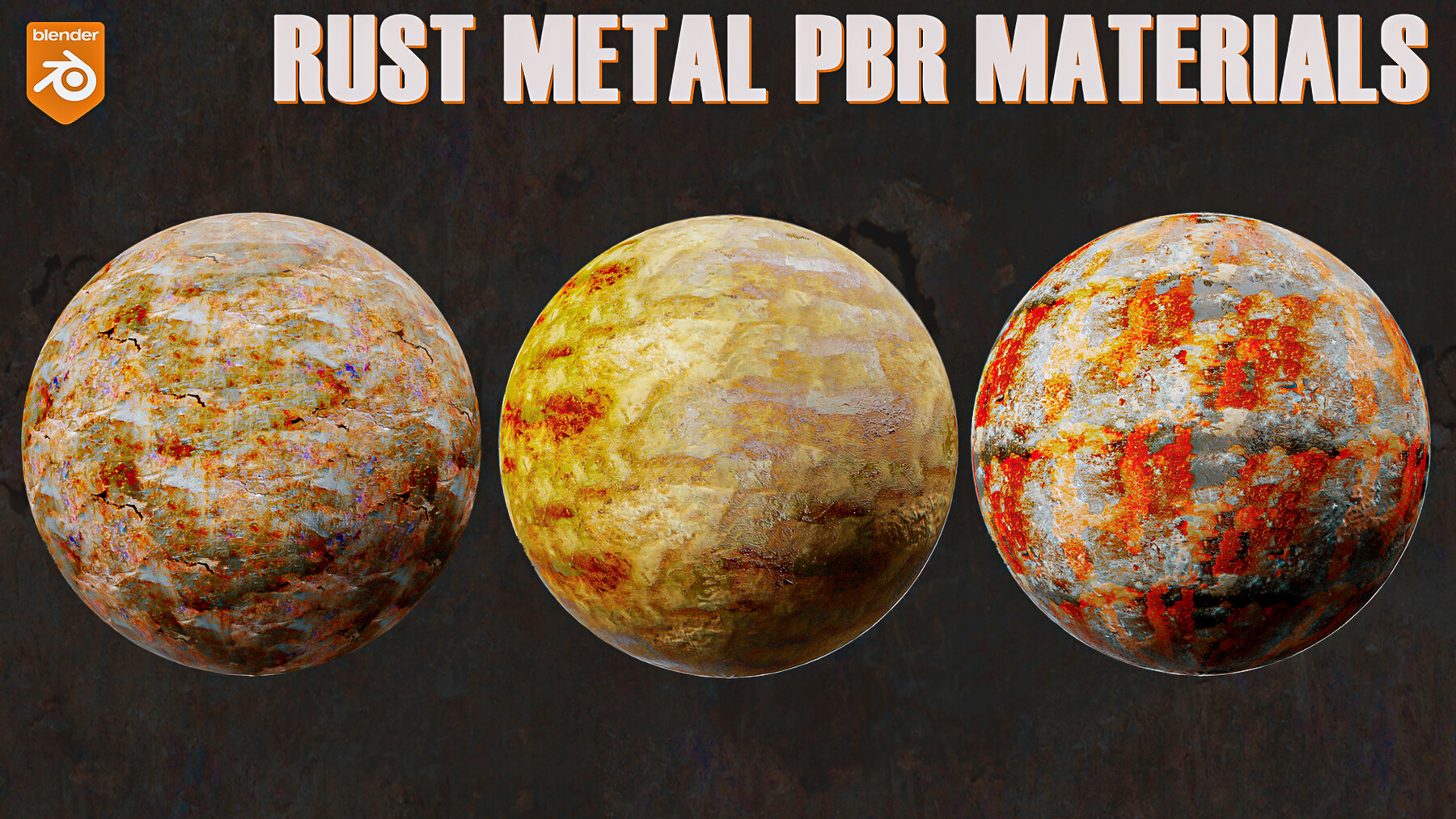 ArtStation - 30 Rusty Metal Blender Materials (Cycles, Eevee) | Game Assets