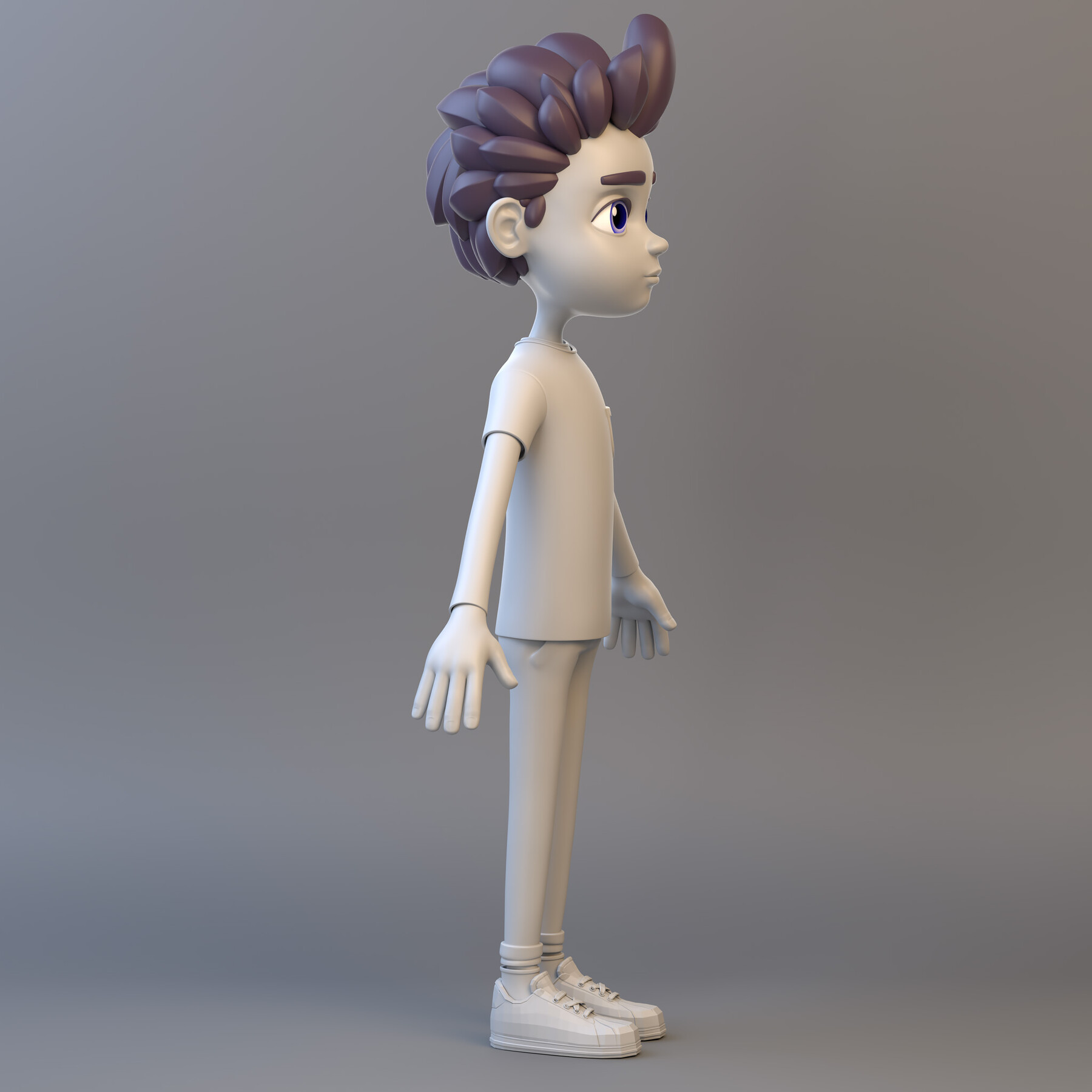 ArtStation - Cartoon Teenage Boy 02 | Resources