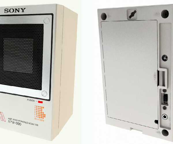 ArtStation - SONY PS-F5 Flamingo & SONY APM-090 Amplifier - 3D Model ...