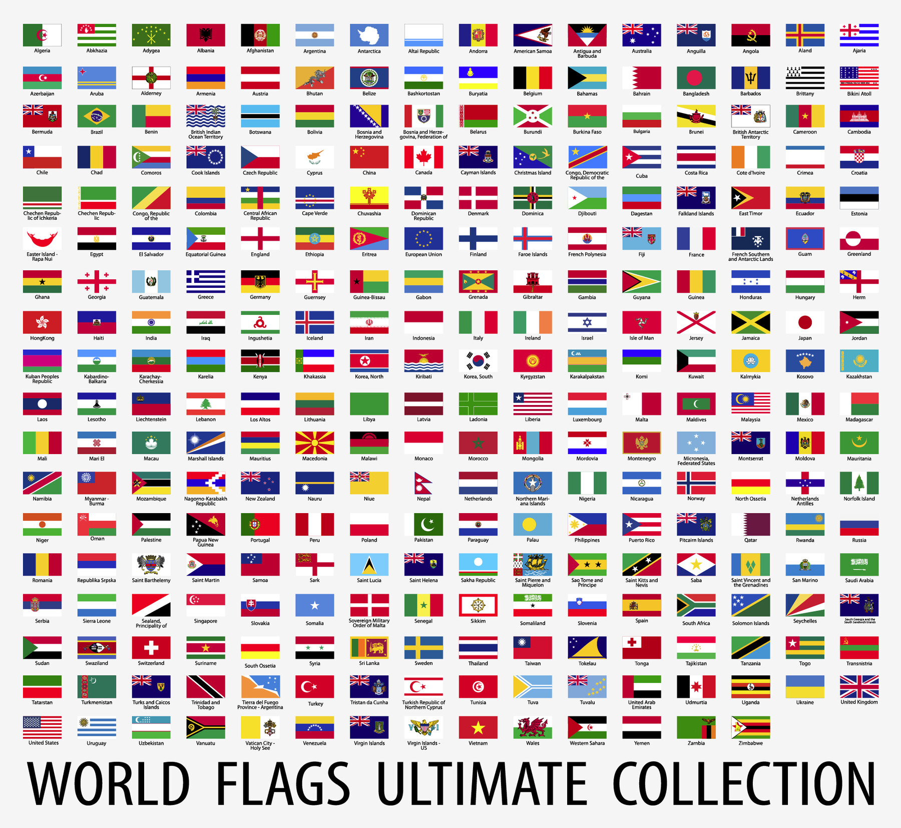 ArtStation - Vector world flags design elements. EPS Template File ...