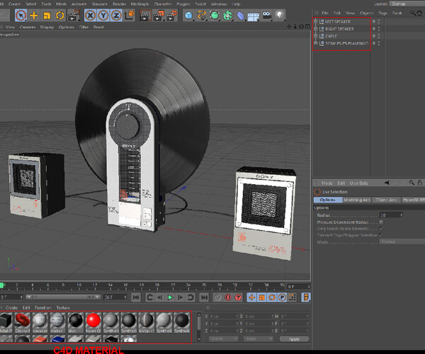 ArtStation - SONY PS-F5 Flamingo & SONY APM-090 Amplifier - 3D Model | Resources