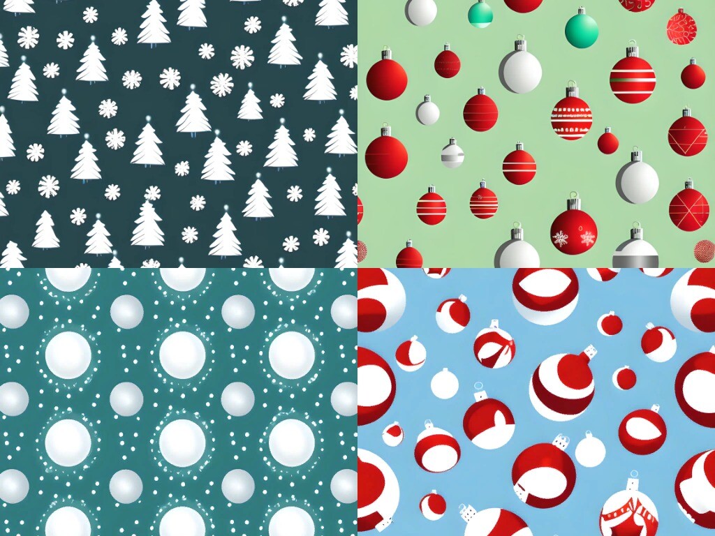 ArtStation - Christmas patterns | Artworks