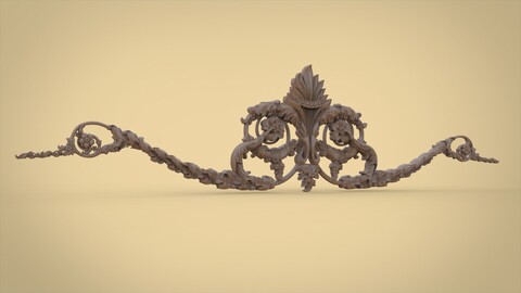 ArtStation - 3D model for CNC machines very complex overlay relief ...