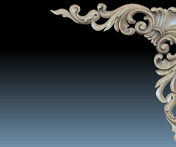 ArtStation - 3D model for CNC machine overlay decor | Resources