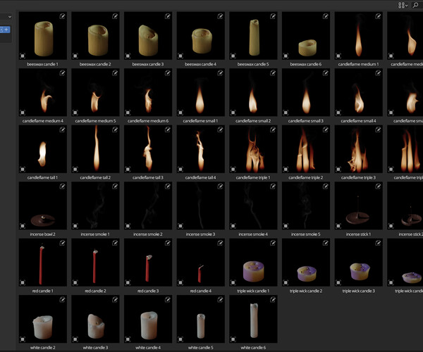 ArtStation - 3D Candles, Smoke and Volumetric Fire for Concept Art ...
