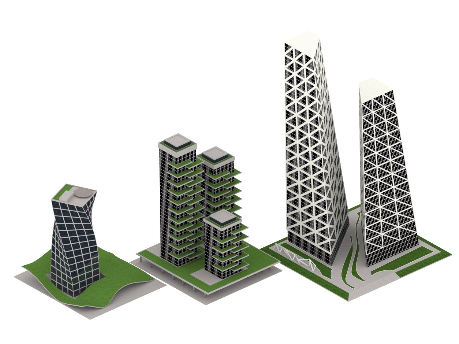 ArtStation - 16 Buildings Collection | Resources