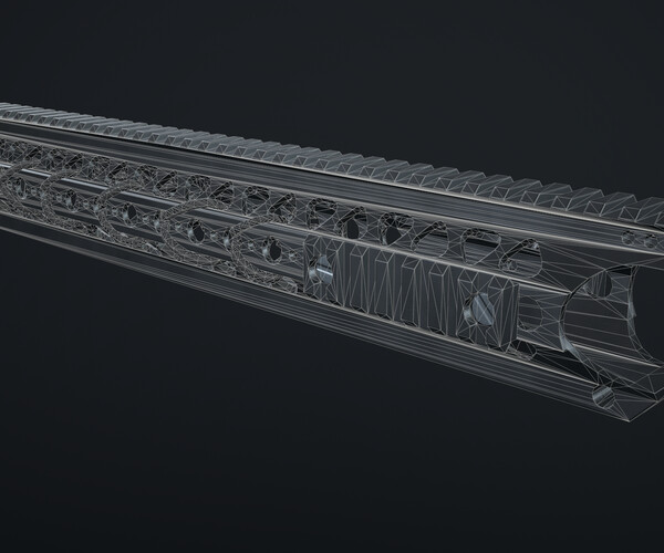 ArtStation - Handguard LVOA 16inch | Game Assets