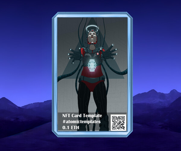 ArtStation - 3D NFT Card Template after effects 8 in 1 | Artworks
