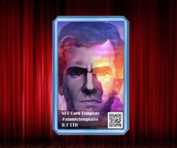 ArtStation - 3D NFT Card Template after effects 8 in 1 | Artworks