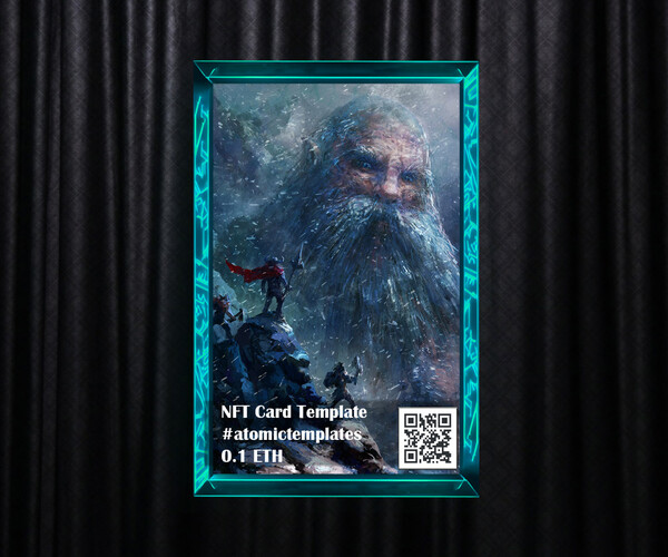 ArtStation - 3D NFT Card Template after effects 8 in 1 | Artworks