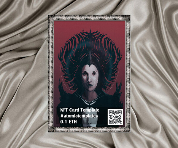 ArtStation - 3D NFT Card Template after effects 8 in 1 | Artworks