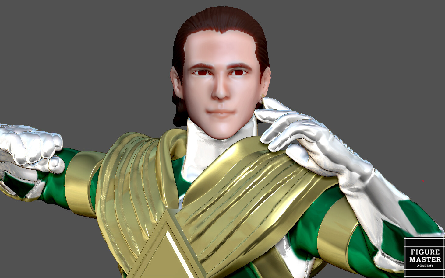 ArtStation - GREEN RANGER MIGHTY MORPHIN POWER RANGERS CHARACTER 3D ...