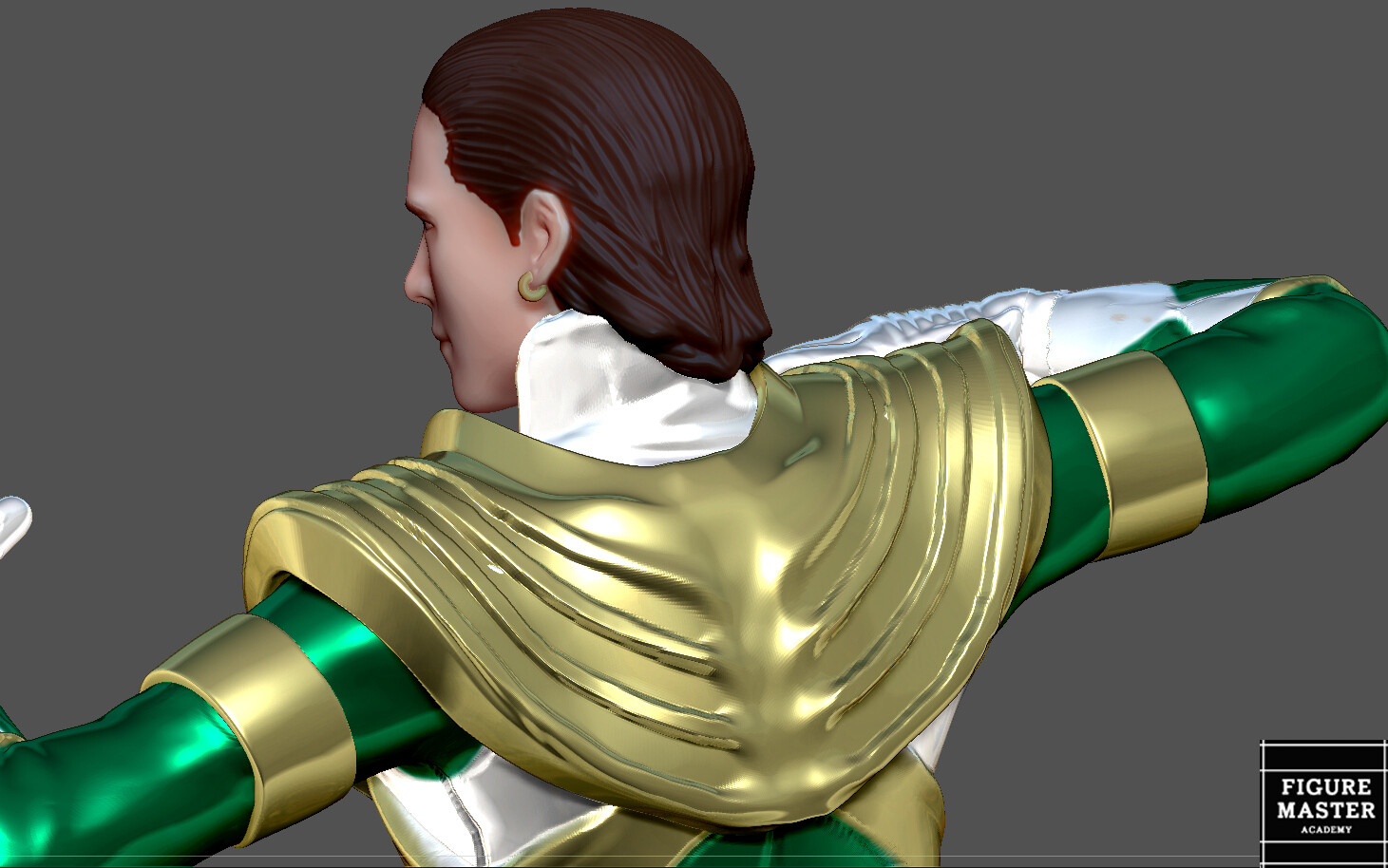 ArtStation - GREEN RANGER MIGHTY MORPHIN POWER RANGERS CHARACTER 3D ...