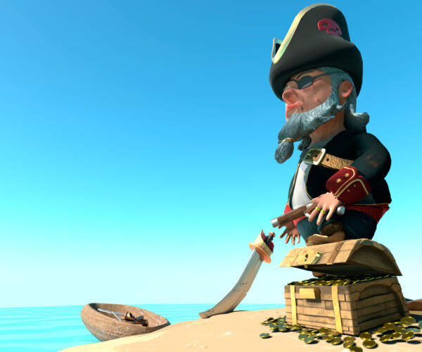 ArtStation - Pirate Cartoon | Game Assets